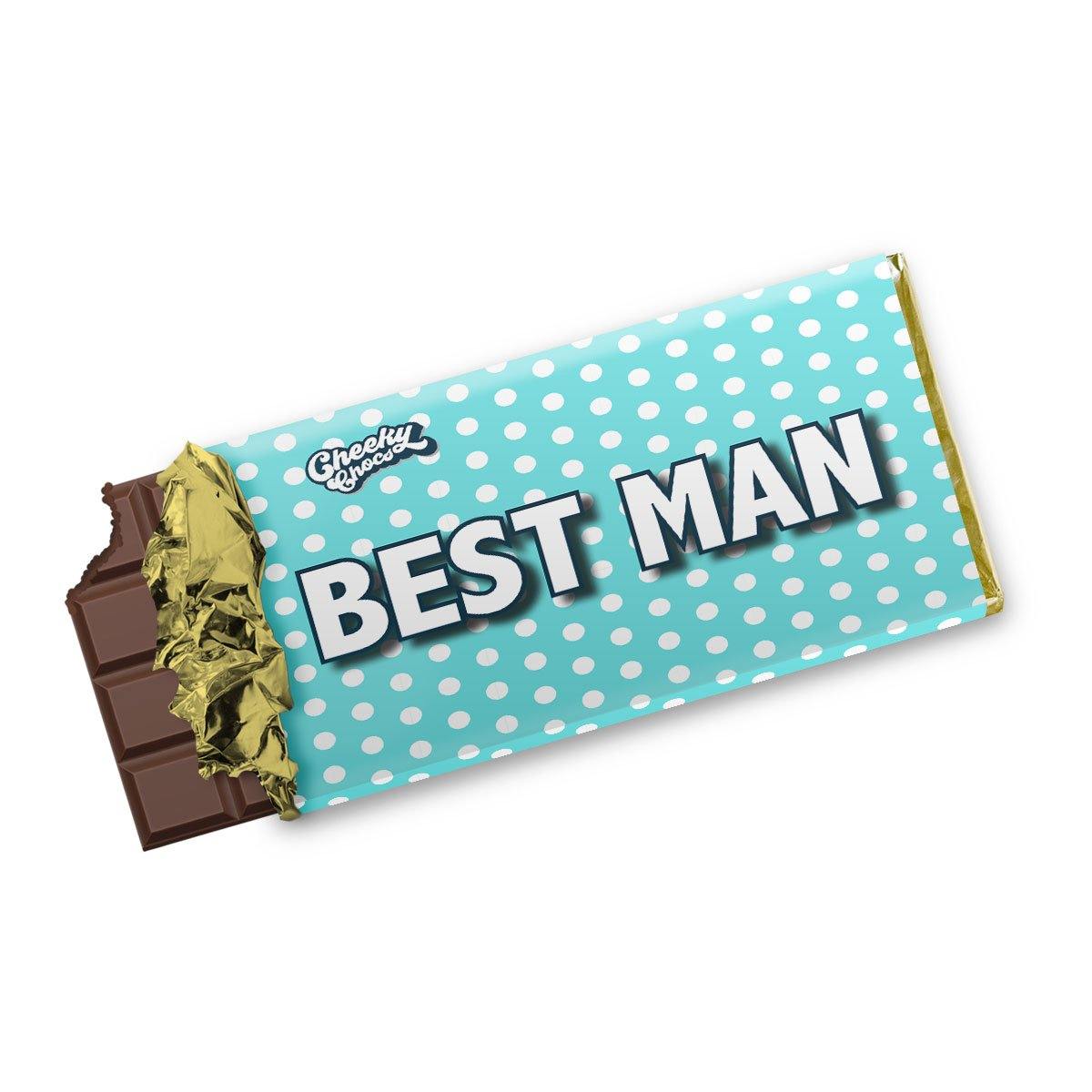 Best Man | Novelty Chocolate Wrapper – Cheeky Chocs